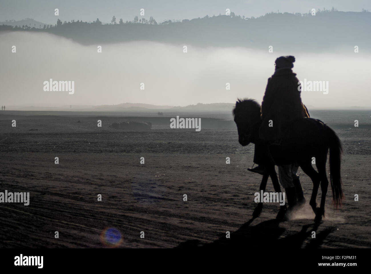 Volcano Horse Riding Stock Photo - Alamy