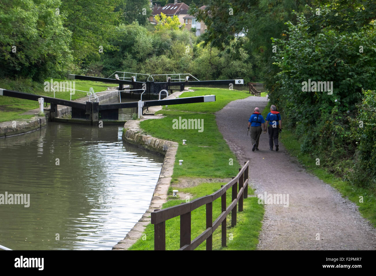 The Kennet and Avon Canal At Bath, Somerset Stock Photo - Alamy