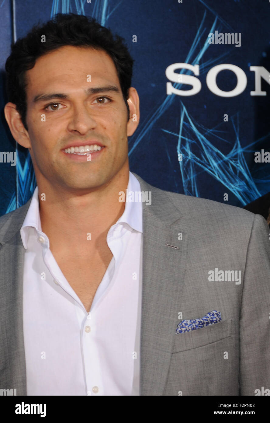 New York, USA. 240414. Mark Sanchez at "The Amazing Spider-Man 2" New ...