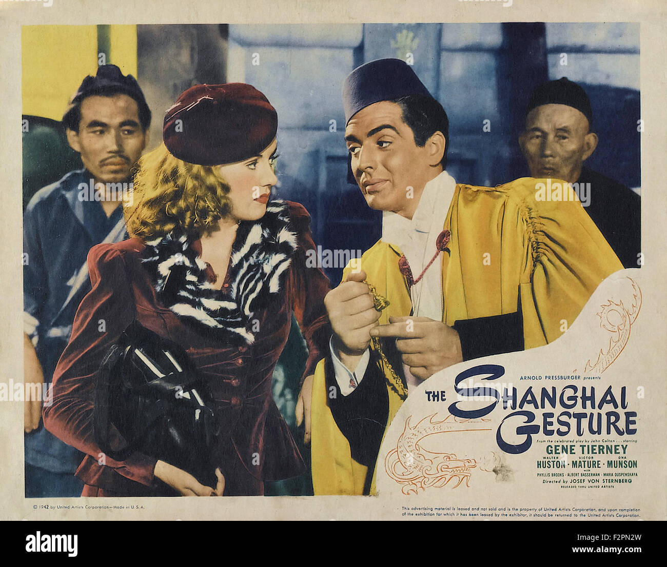 Shanghai Gesture, The - Movie Poster Stock Photo - Alamy