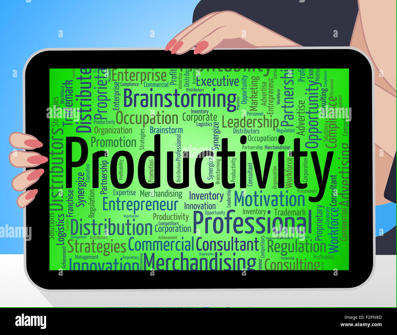 Productivity Word Meaning Efficiency Wordclouds And Effective Stock ...