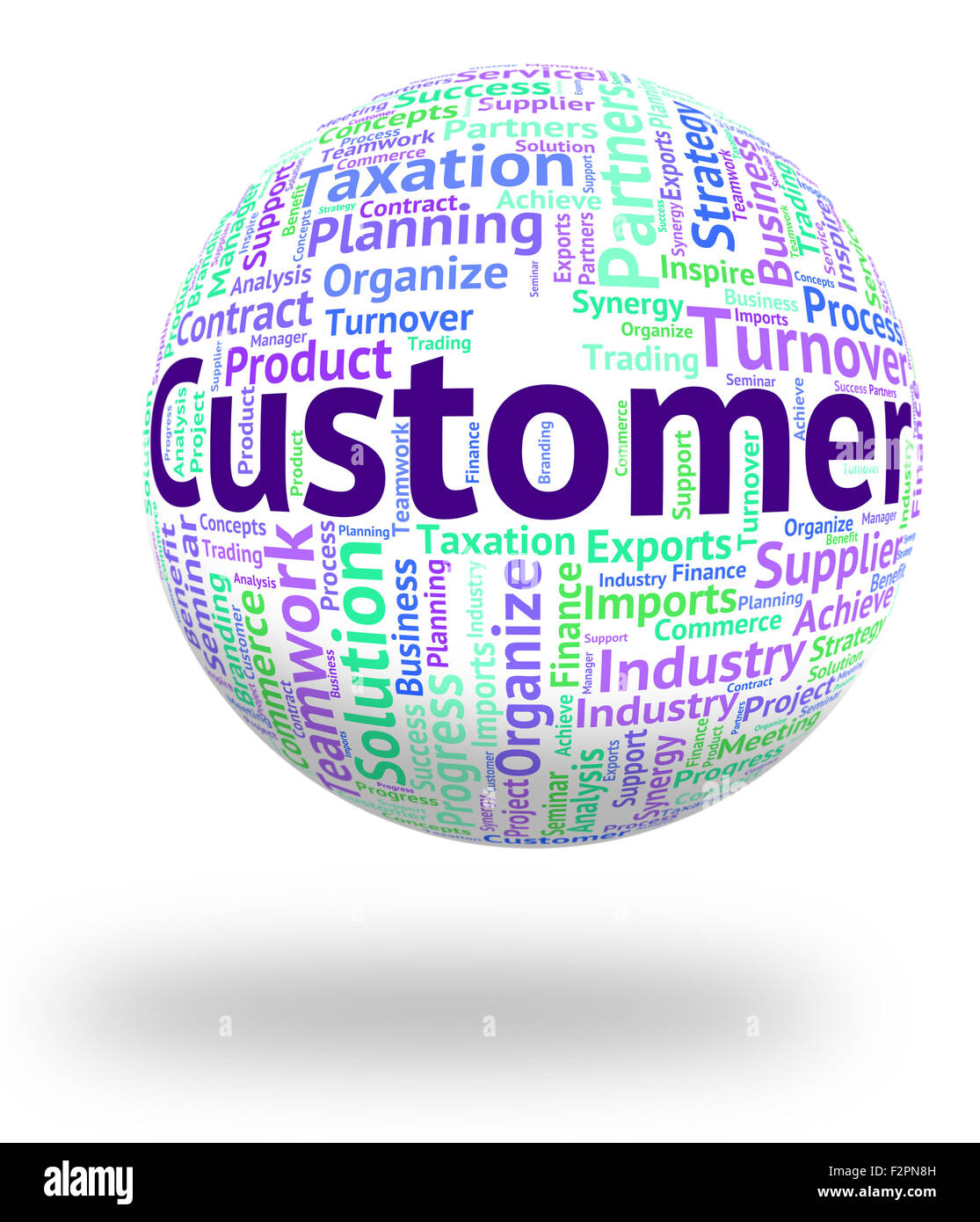 Customer Word Meaning Shopper Wordcloud And Purchaser Stock Photo - Alamy