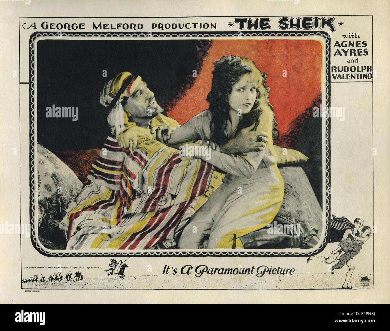 Sheik, The - Movie Poster Stock Photo - Alamy