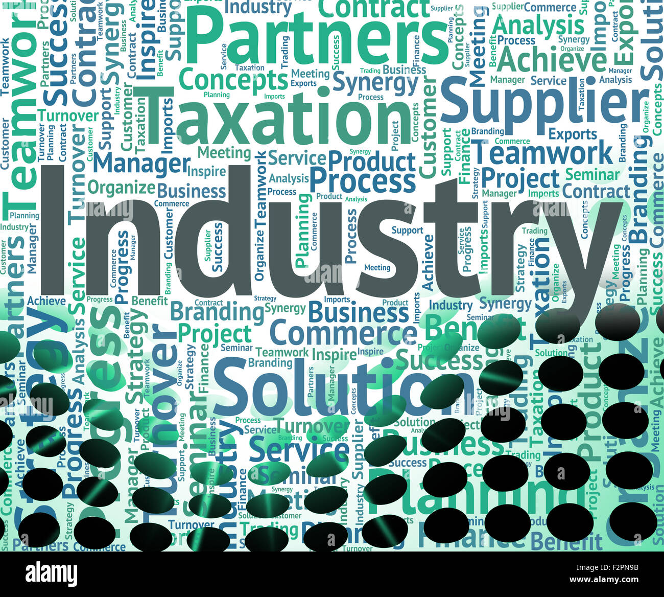 Industry Word Representing Manufactured Manufacture And Mechanized ...