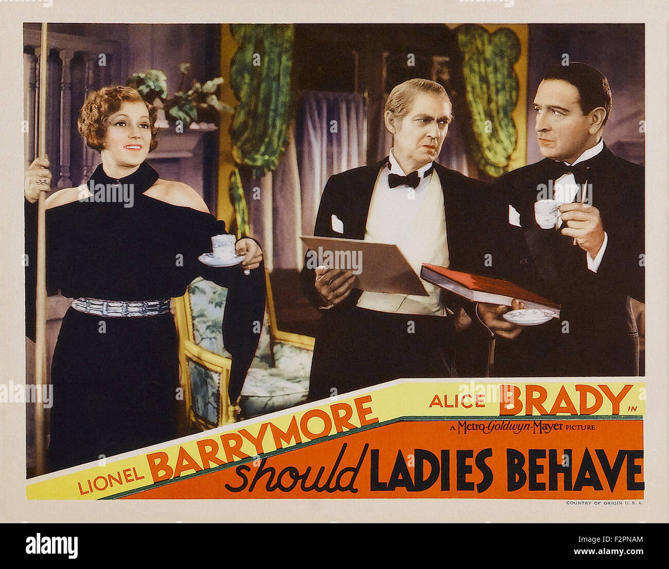 Should Ladies Behave - Movie Poster Stock Photo - Alamy
