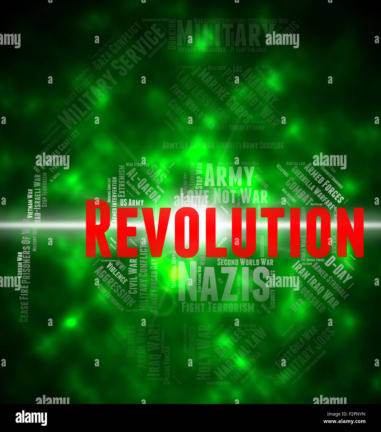 Revolution Word Representing Coup D'état And Seizure Stock Photo - Alamy
