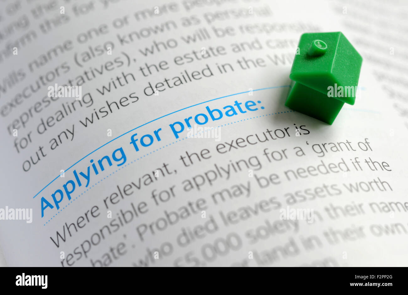 PROBATE INFORMATION FORM WITH SMALL HOUSE RE WILLS WILL WRITING DEATH ...