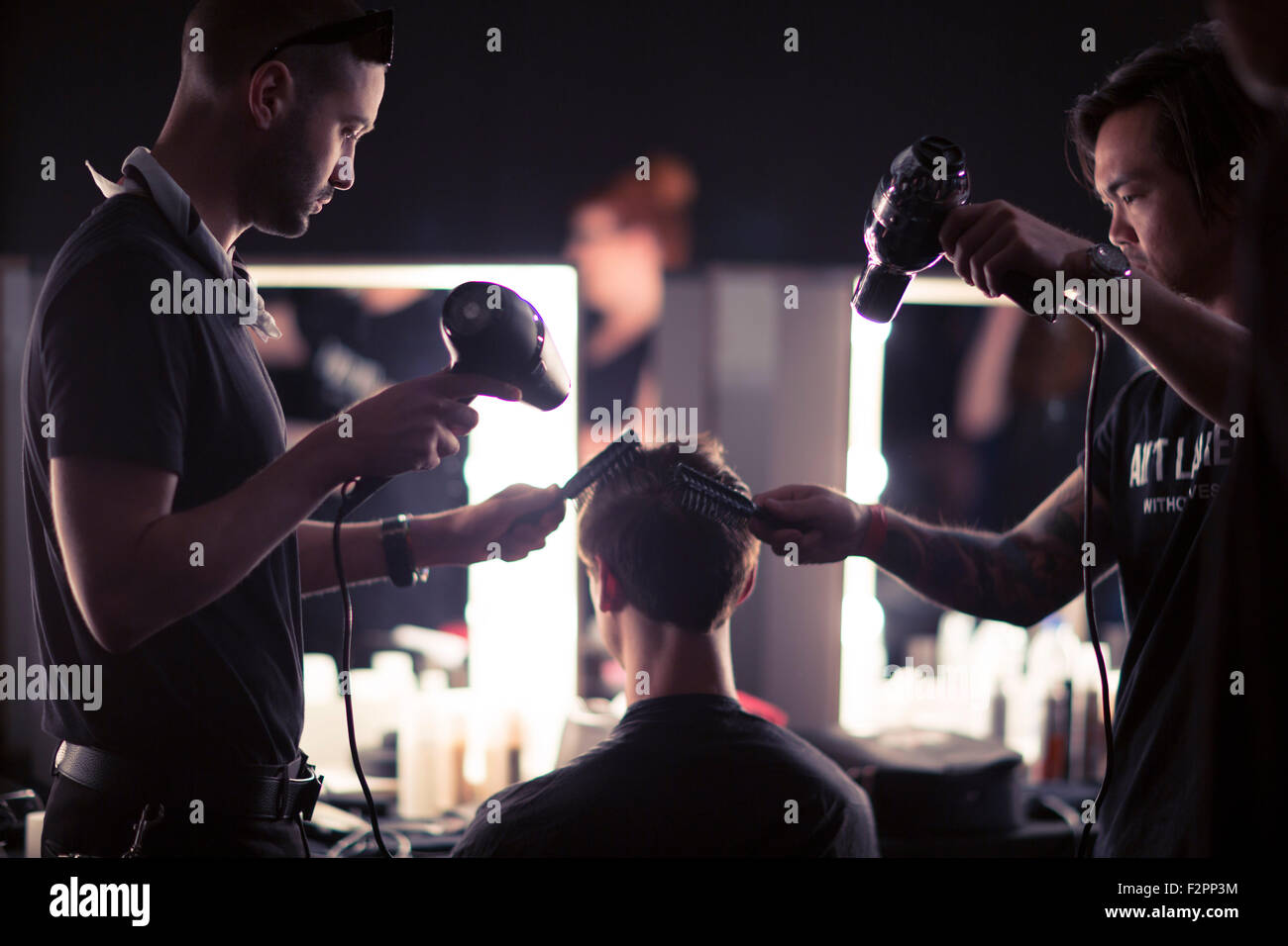 Backstage fashion show hi-res stock photography and images - Alamy