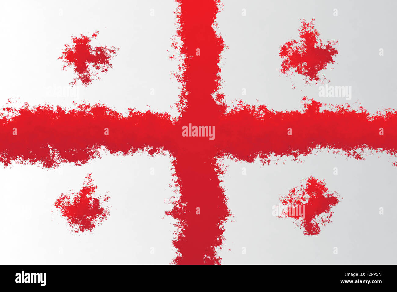 Georgian flag - grunge design pattern Stock Photo - Alamy