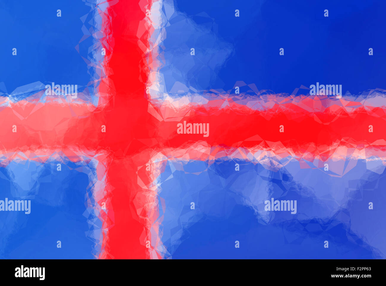 Iceland flag illustration hi-res stock photography and images - Alamy