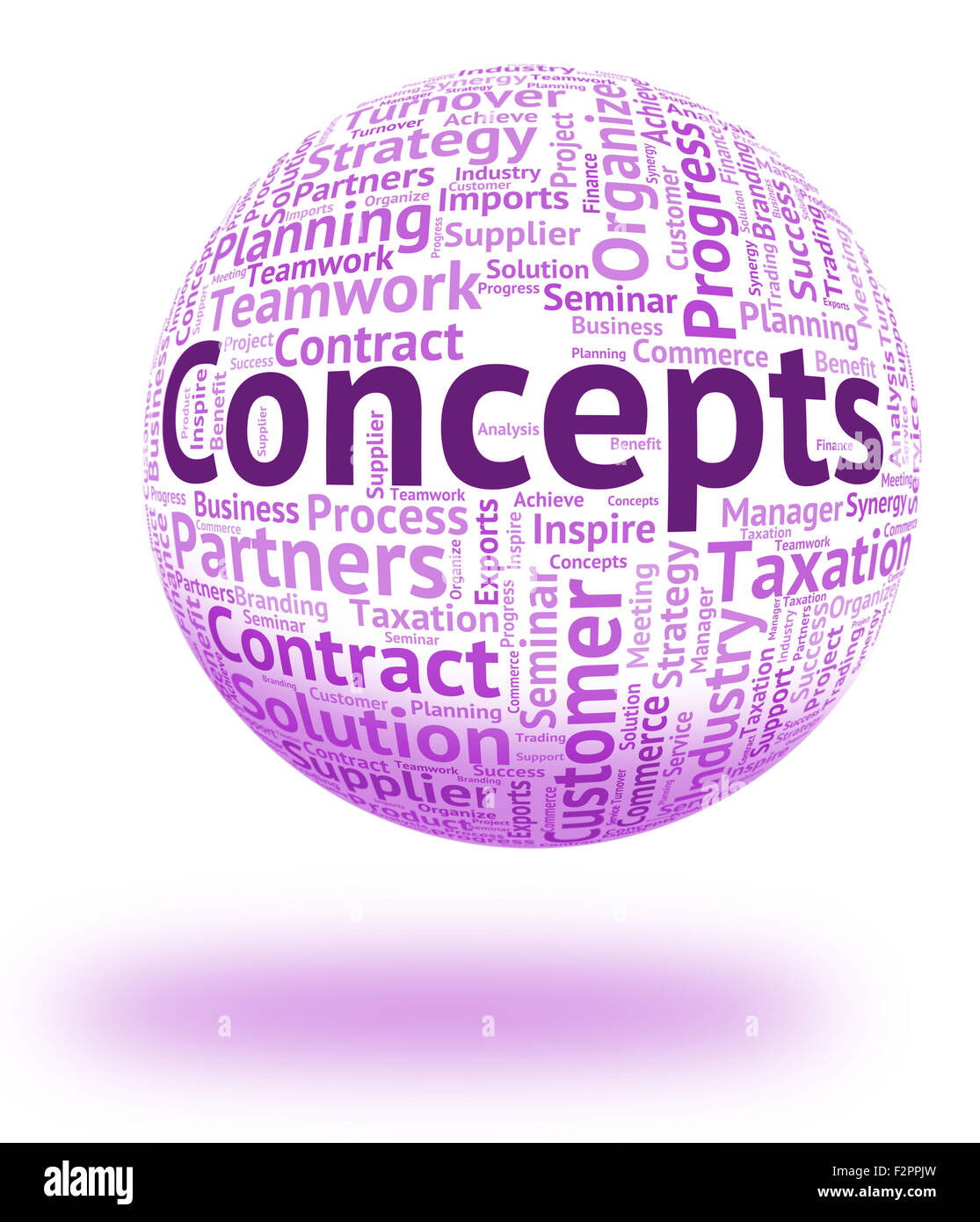 Concept word indicating notion words hi-res stock photography and ...