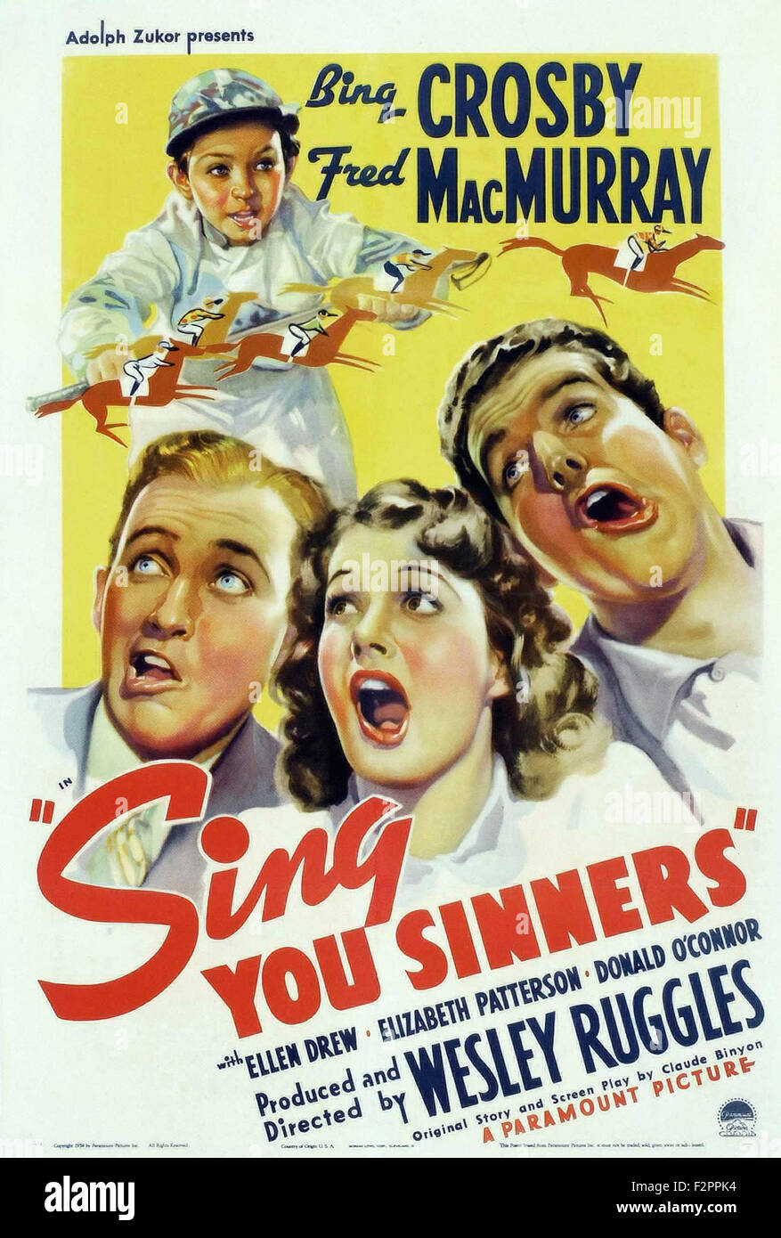 Sing You Sinners - Movie Poster Stock Photo - Alamy