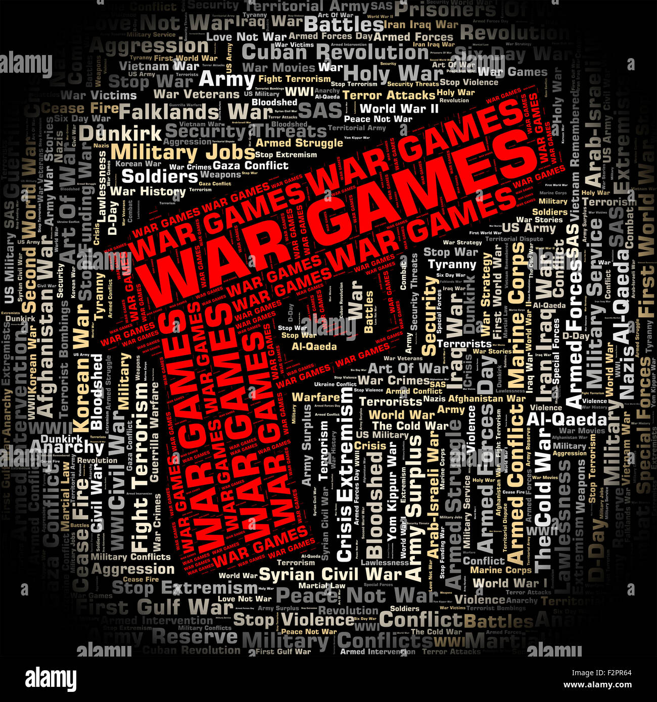 War Games Indicating Military Action And Battles Stock Photo - Alamy