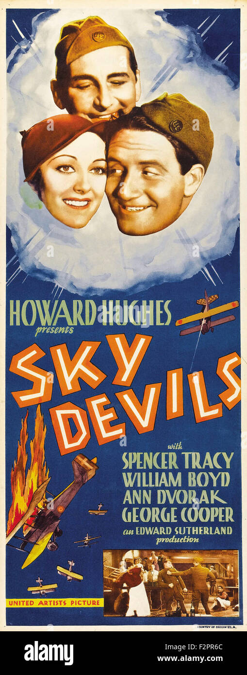 Sky Devils - Movie Poster Stock Photo - Alamy