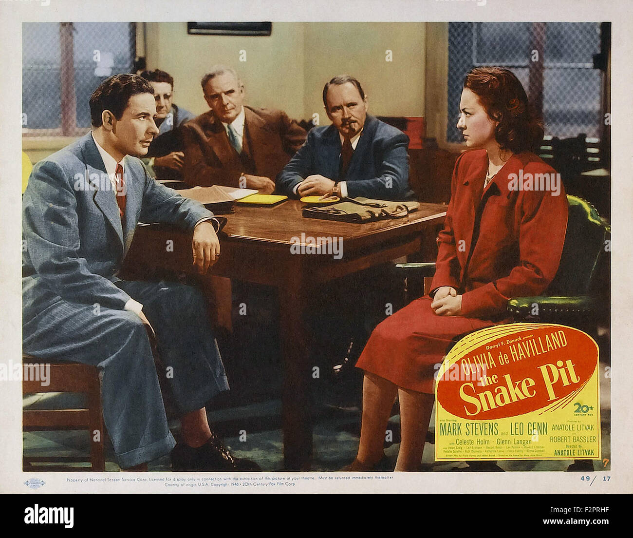 Snake Pit, The - Movie Poster Stock Photo - Alamy