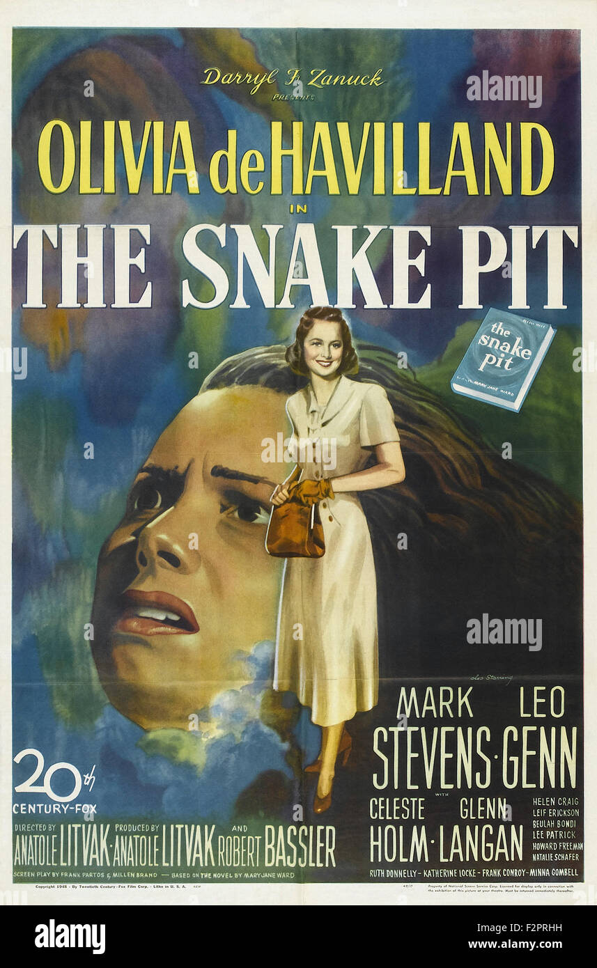 Snake Pit, The - Movie Poster Stock Photo - Alamy