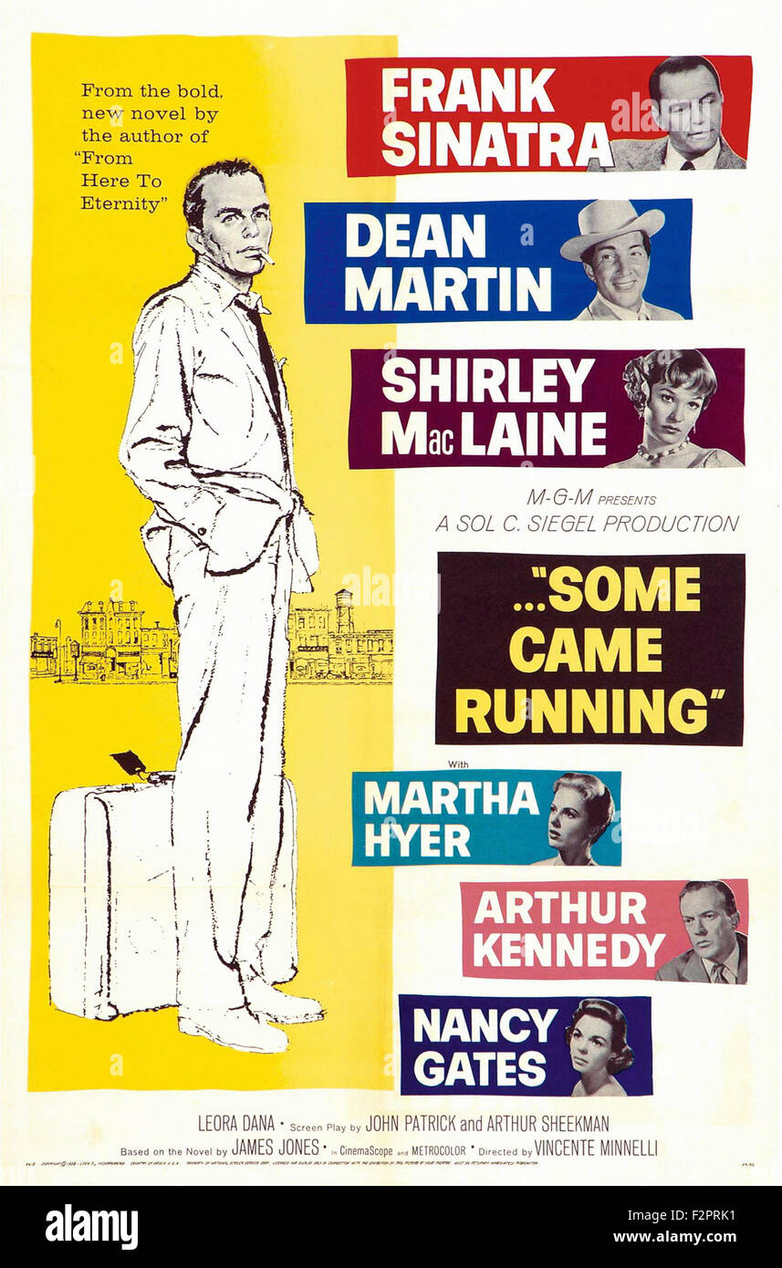 Some Came Running - Movie Poster Stock Photo - Alamy