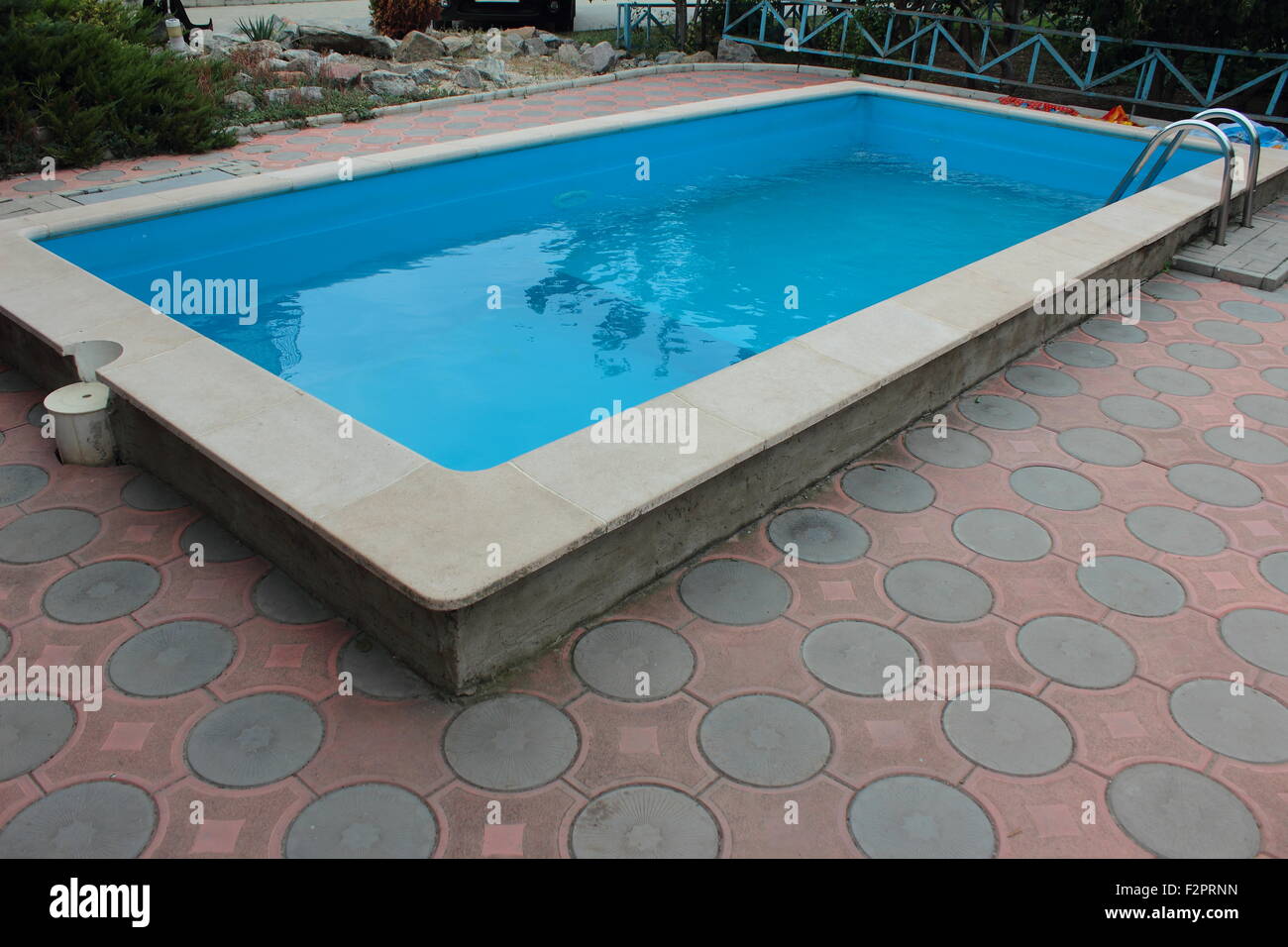 the street is an outdoor swimming pool Stock Photo - Alamy