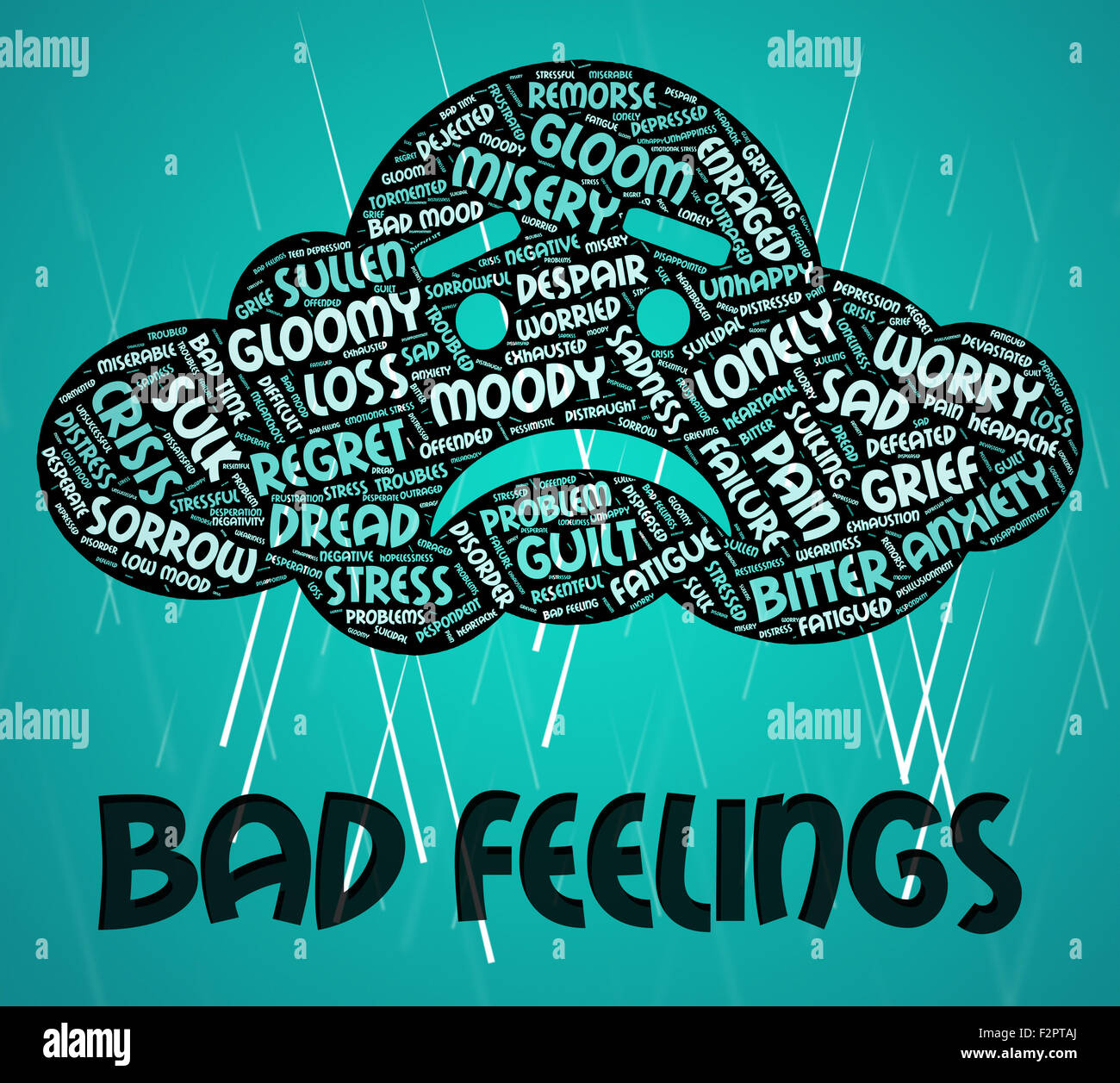 Bad Feelings Bad Feeling Indicates Ill Will And Animosity | Colourbox