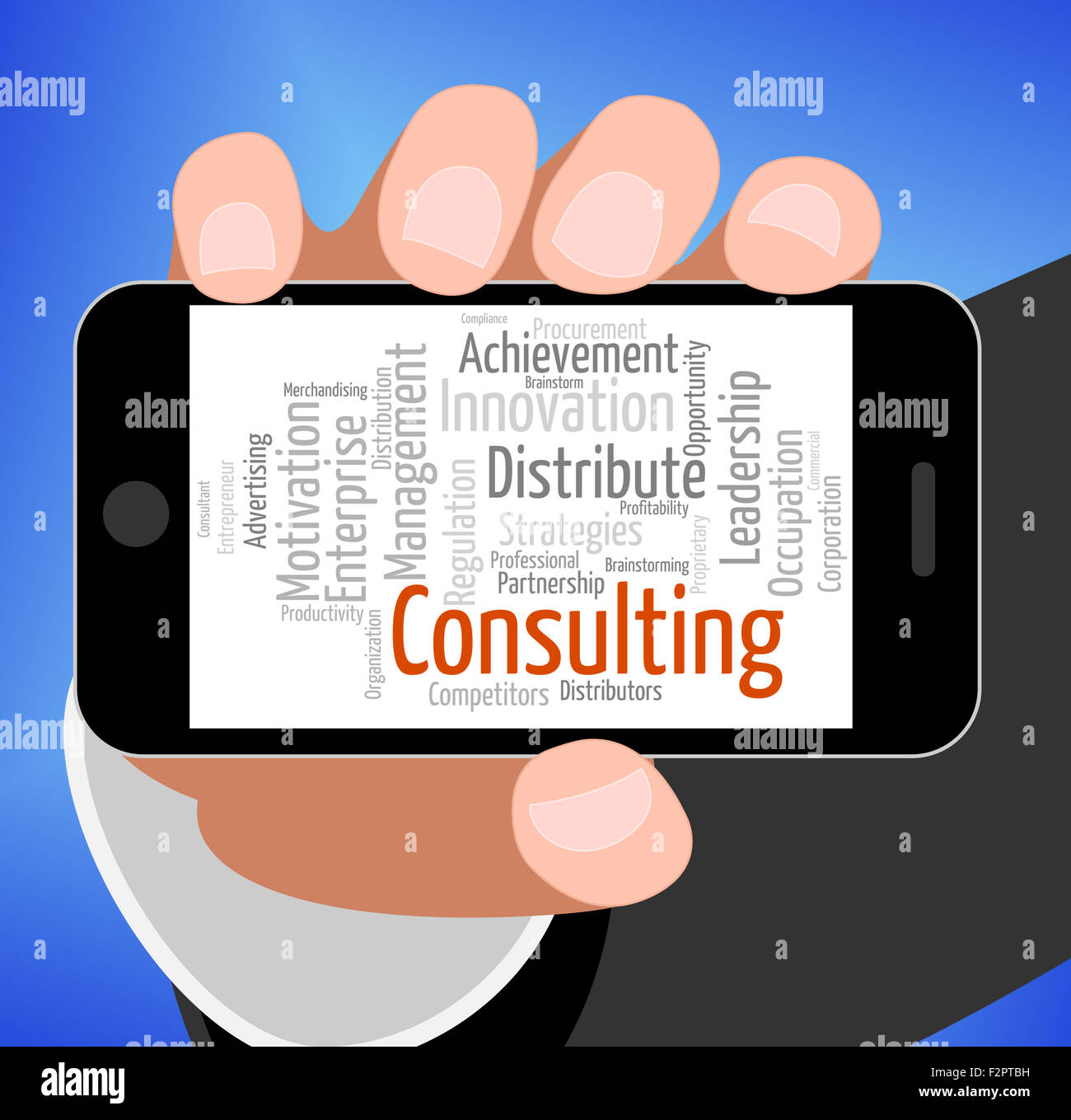 Consulting Word Indicating Seek Advice And Advise Stock Photo - Alamy
