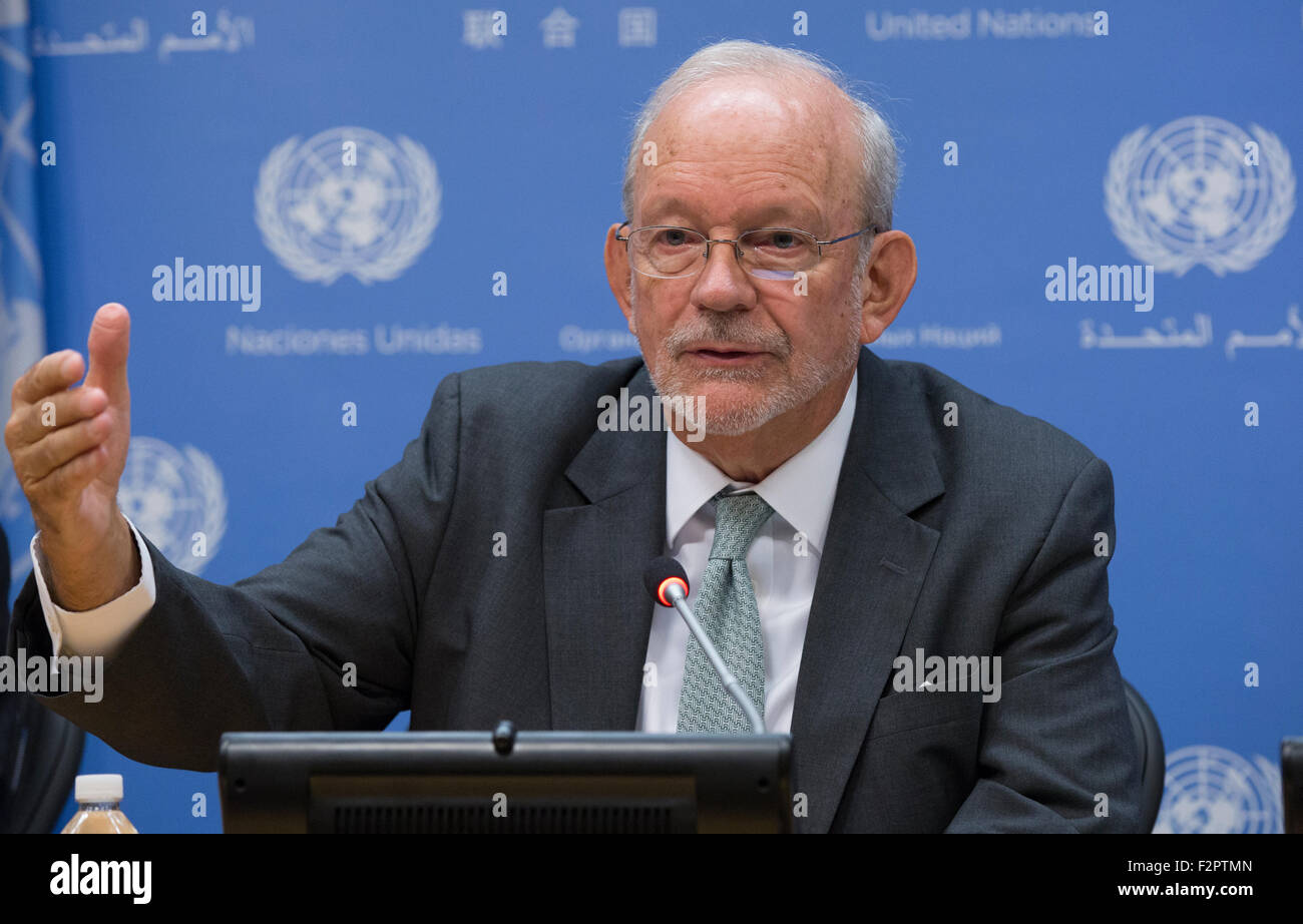 New York. 22nd Sep, 2015. Press Conference by Anthony Lake, Executive ...