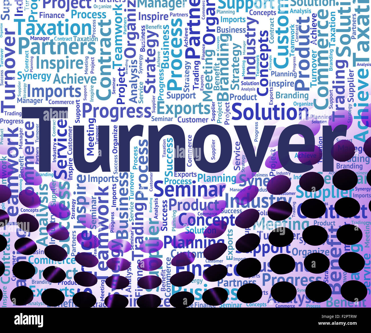 Turnover Word Indicating Gross Sales And Turnovers Stock Photo - Alamy