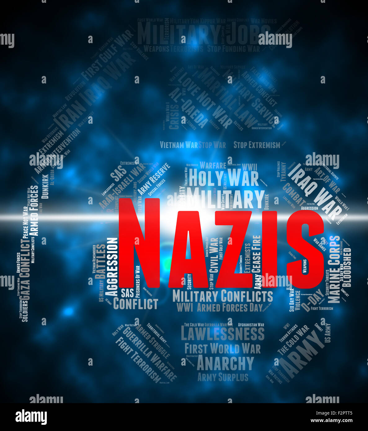 Nazis Word Indicating Far Right And Germany Stock Photo - Alamy