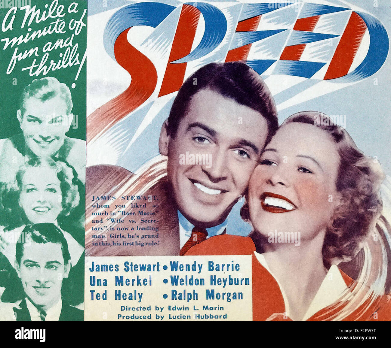 Speed (1936) - Movie Poster Stock Photo - Alamy