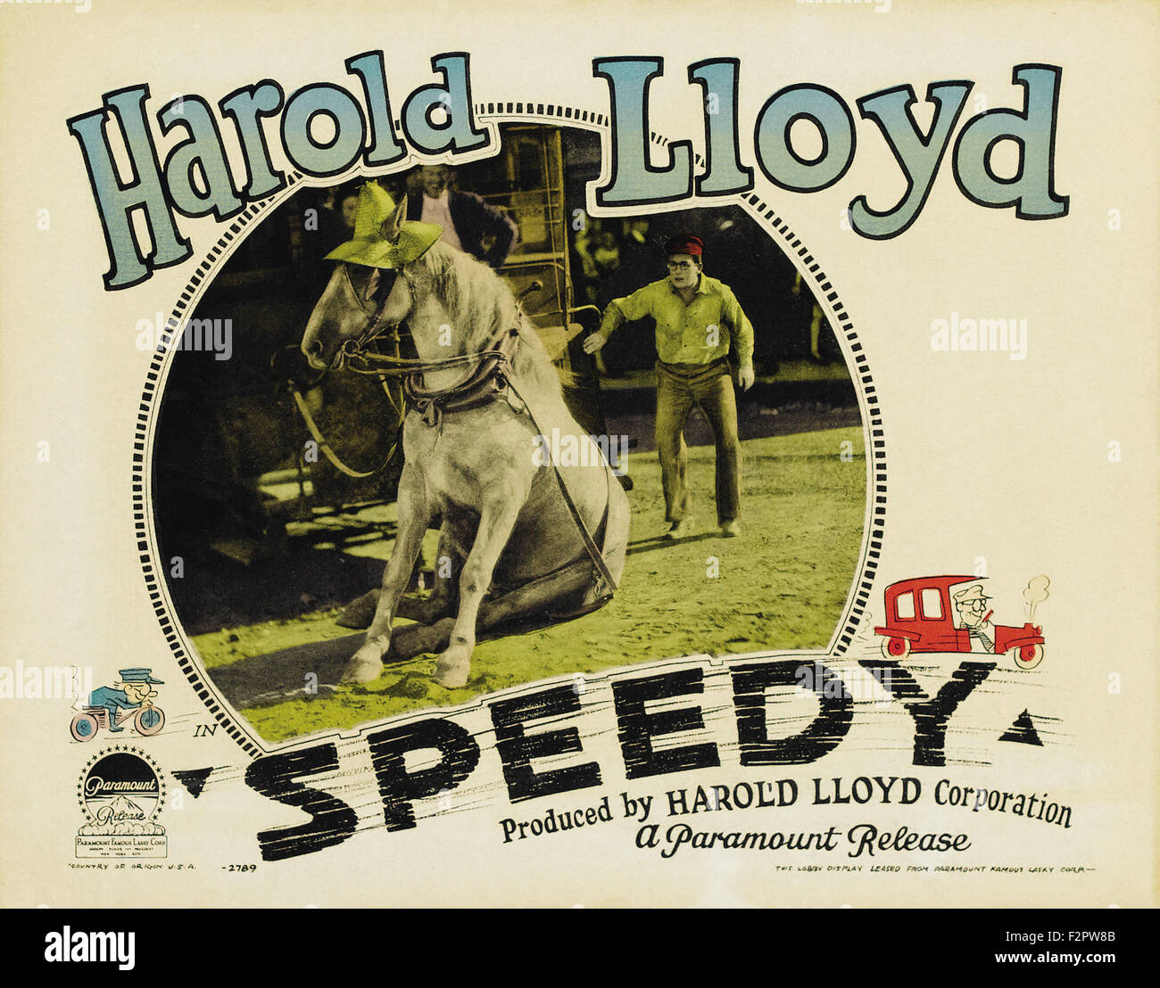 Speedy - Movie Poster Stock Photo - Alamy