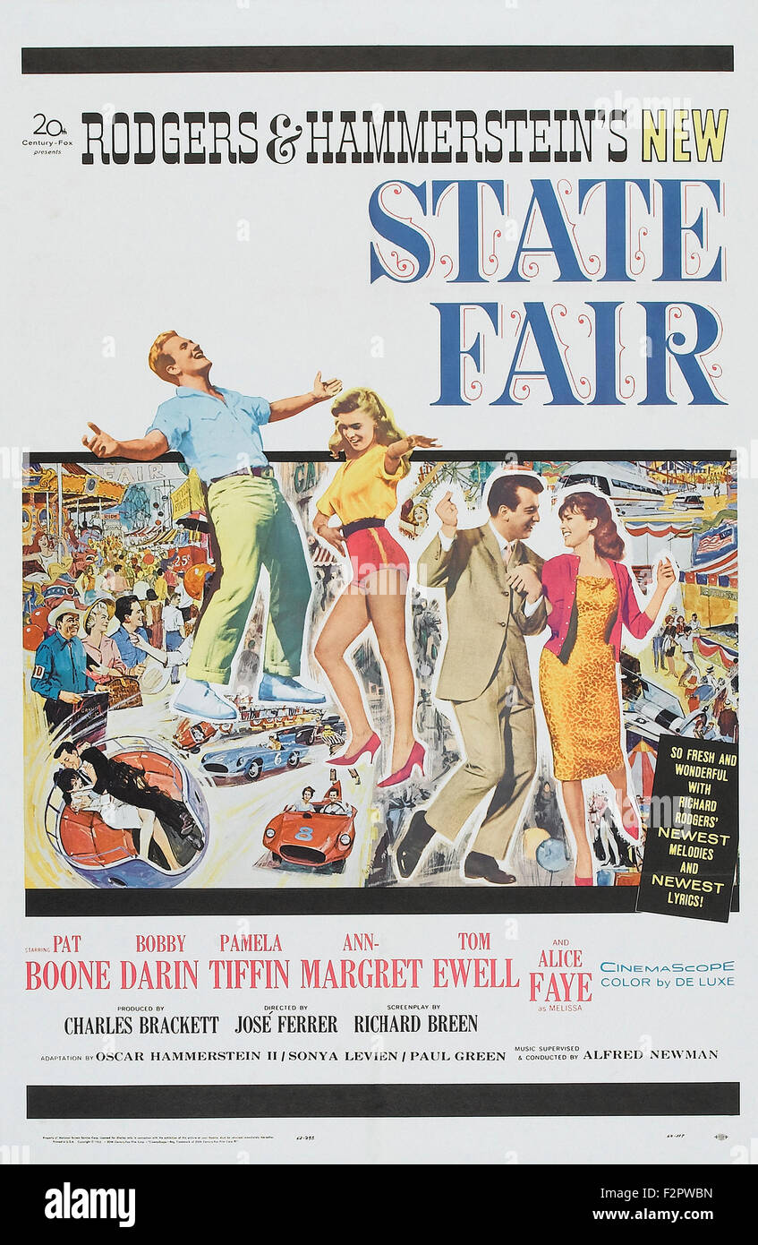 State Fair (1962) - Movie Poster Stock Photo - Alamy