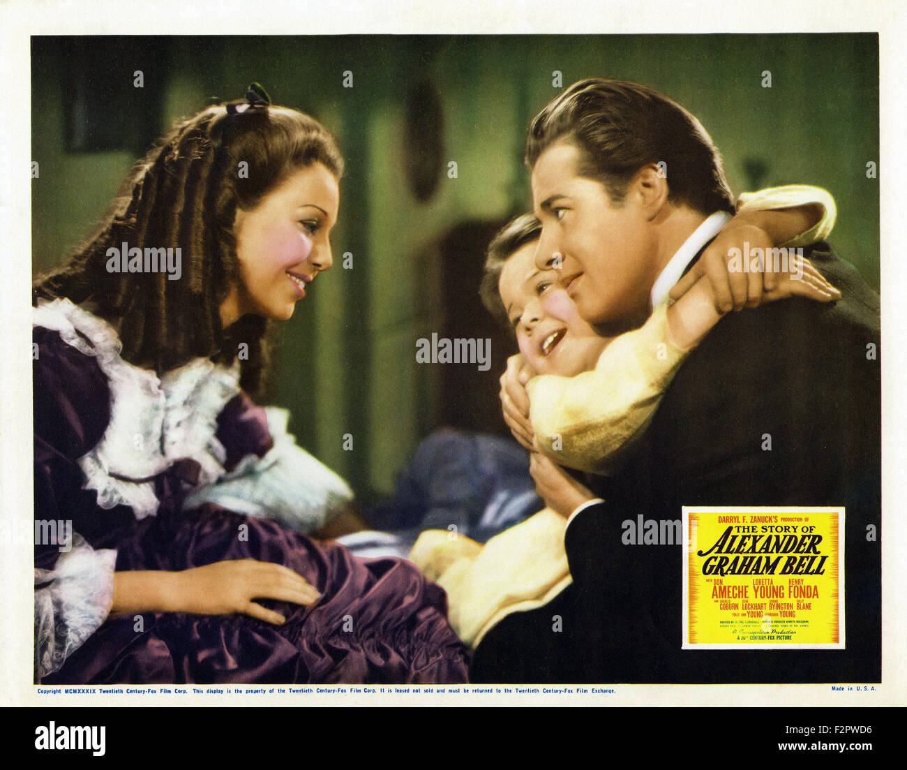 Story of Alexander Graham Bell, The - Movie Poster Stock Photo - Alamy