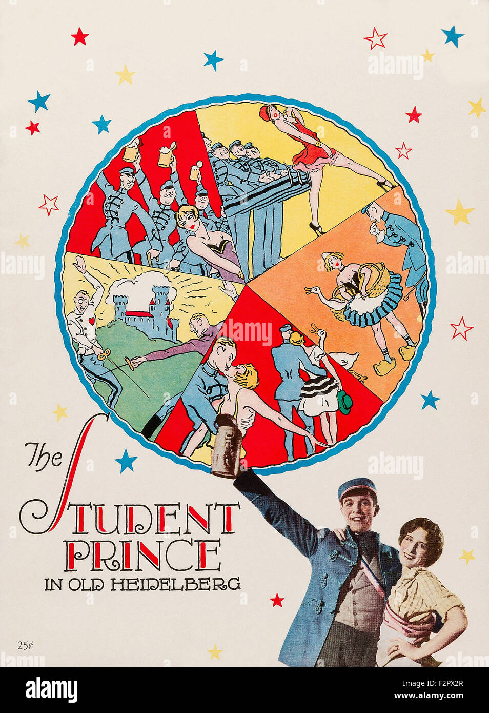 Student Prince in Old Heidelberg, The - Movie Poster Stock Photo - Alamy