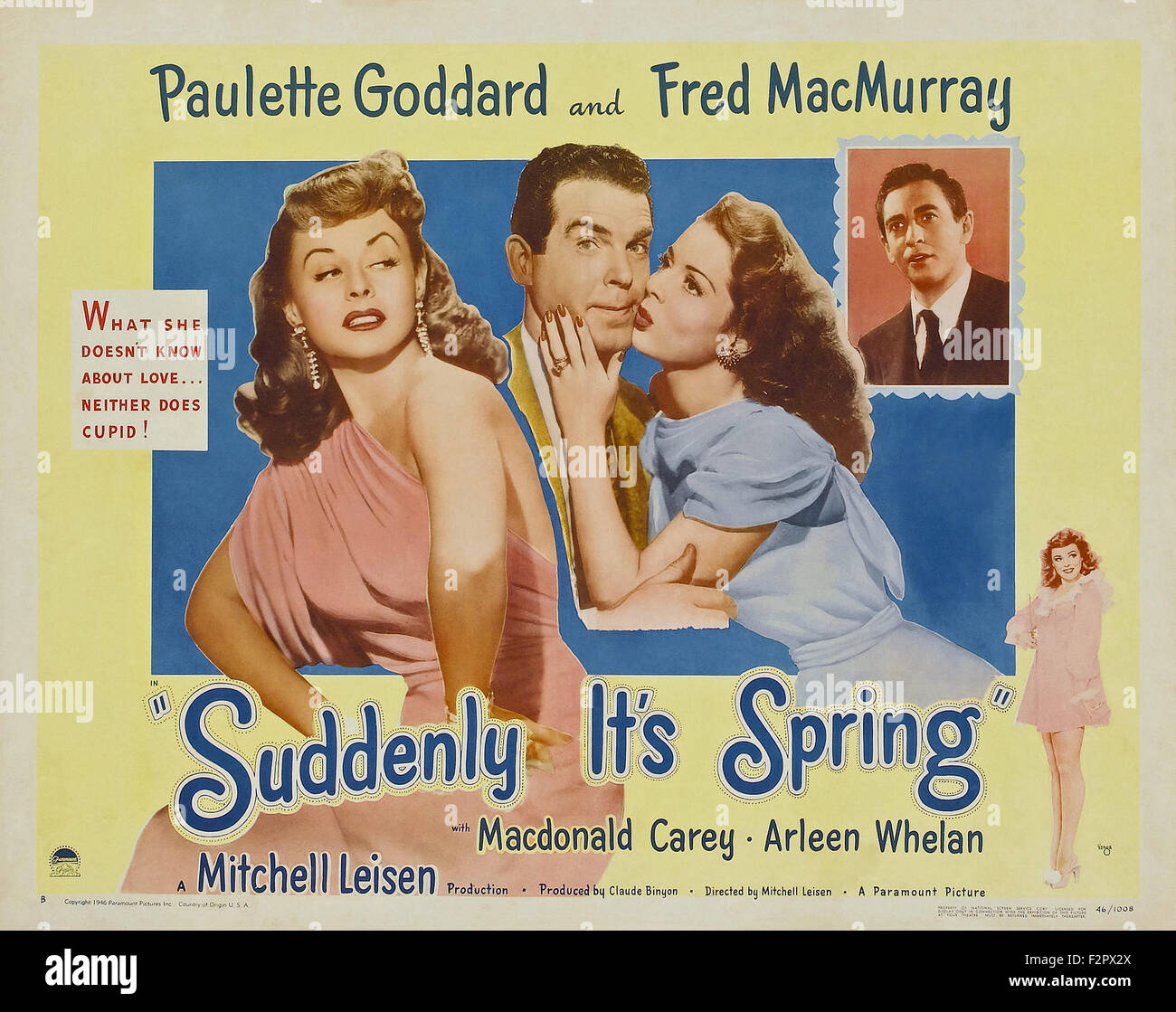 Suddenly It's Spring - Movie Poster Stock Photo - Alamy