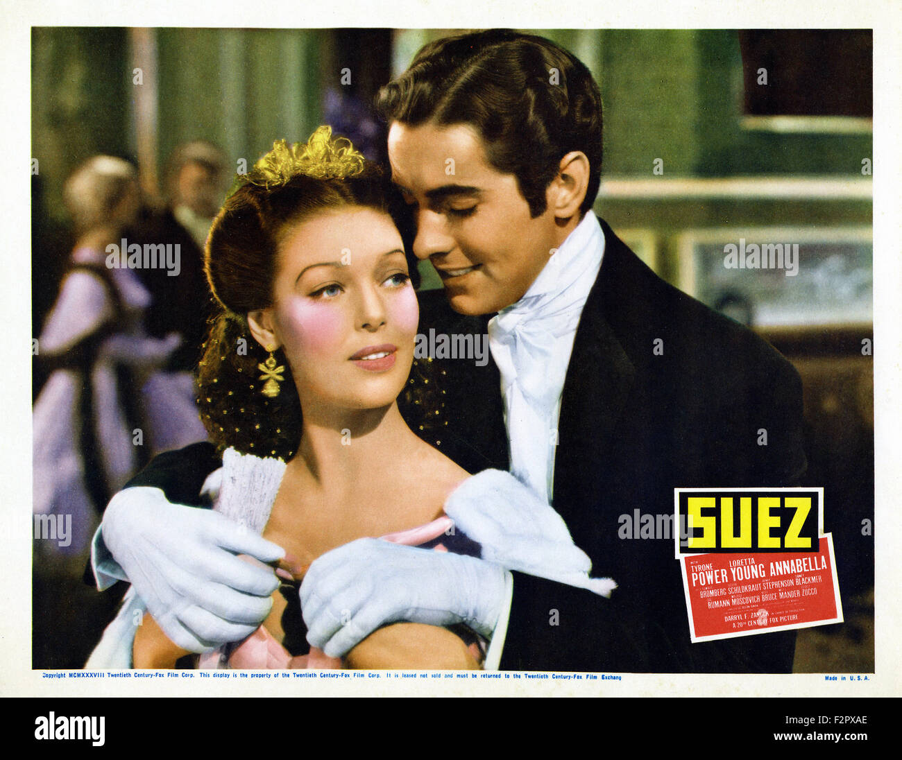 Suez - Movie Poster Stock Photo - Alamy