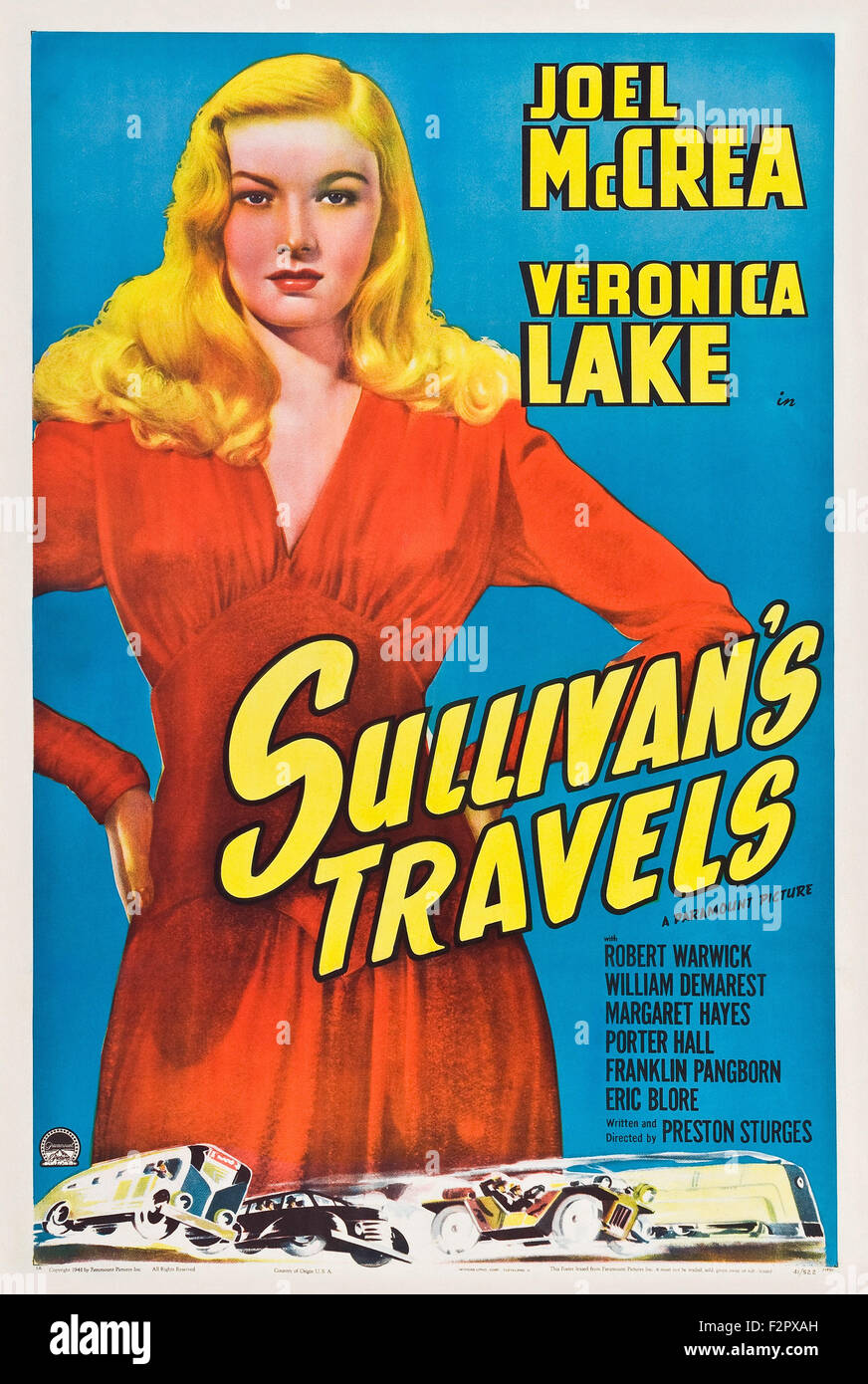 Sullivan's Travels - Movie Poster Stock Photo - Alamy