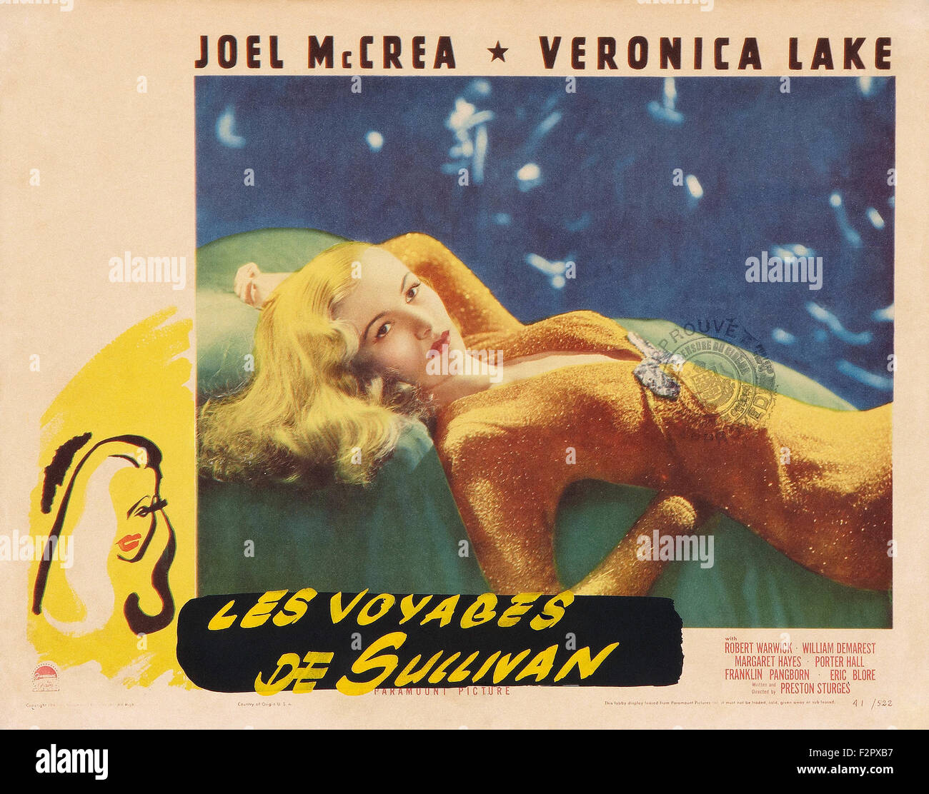 Sullivan's Travels - Movie Poster Stock Photo - Alamy