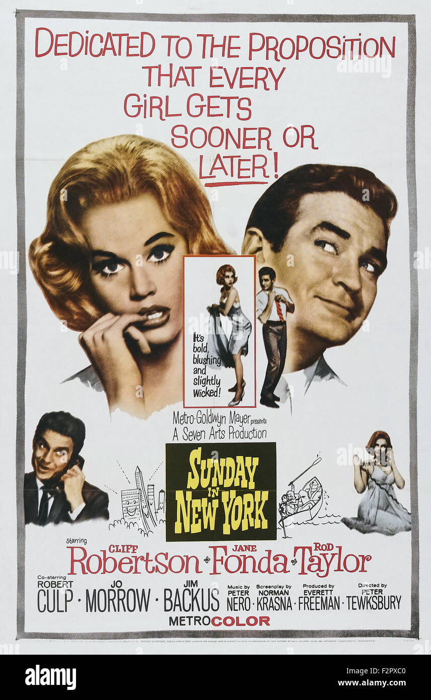 Sunday poster hi-res stock photography and images - Alamy