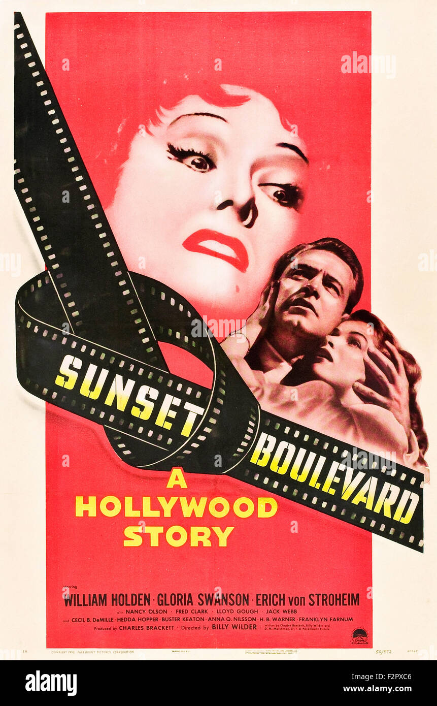 Sunset boulevard movie poster hi-res stock photography and images - Alamy