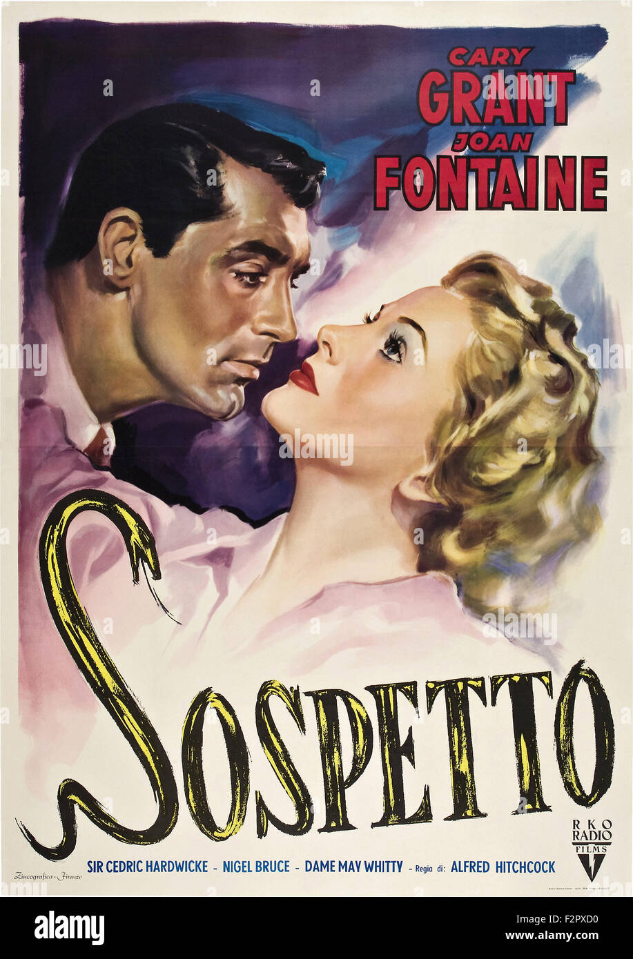 Suspicion (1941) - Movie Poster Stock Photo - Alamy