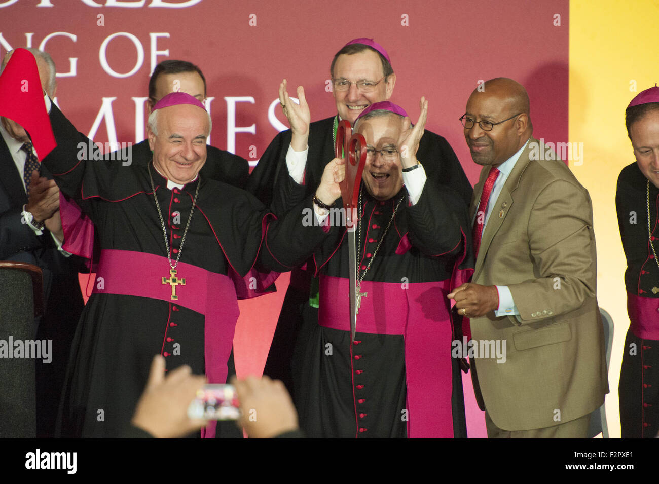 Philadelphia, Pennsylvania, USA. 22nd Sep, 2015. ARCHBISHOP CHARLES J ...