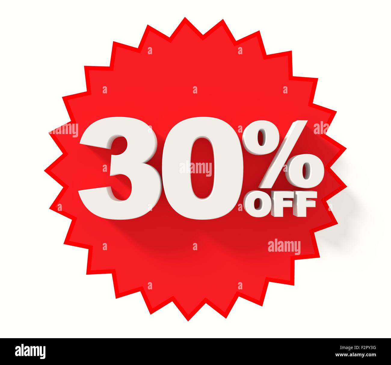 Sale sign, white letters on red star background Stock Photo - Alamy