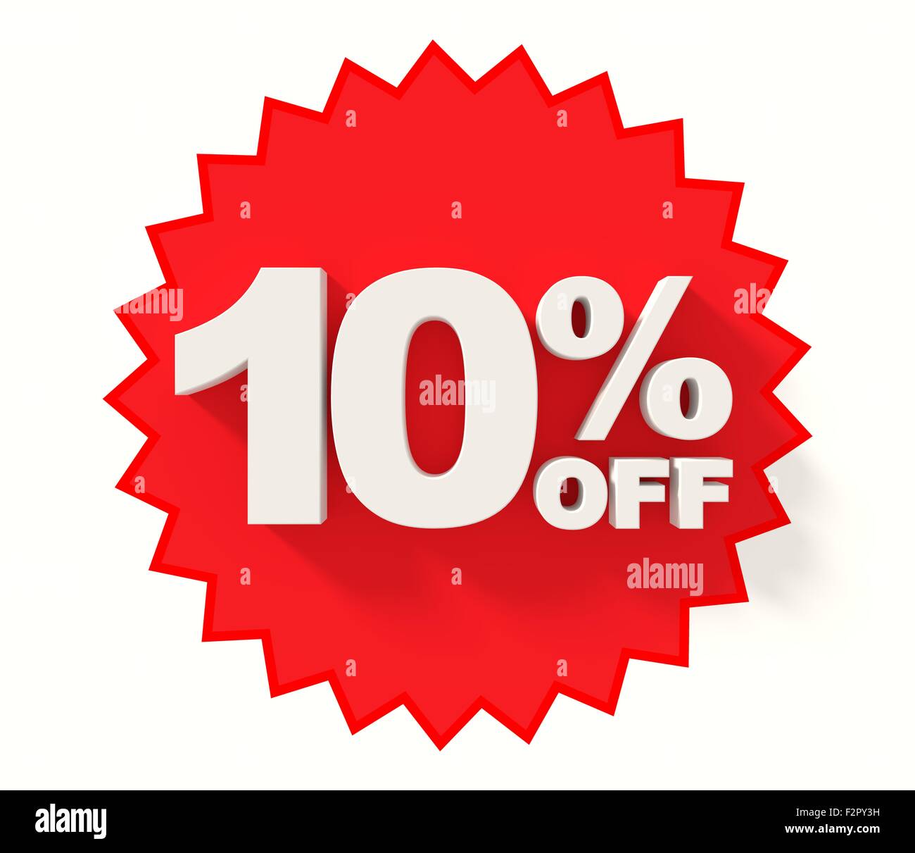 Sale sign, white letters on red star background Stock Photo - Alamy