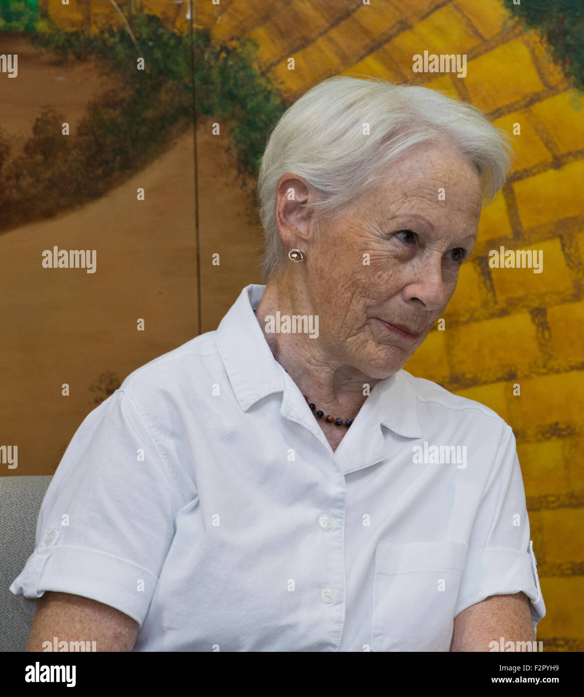 Former Senator Nancy Kassebaum (R-KS) at the Annual State Fair in ...