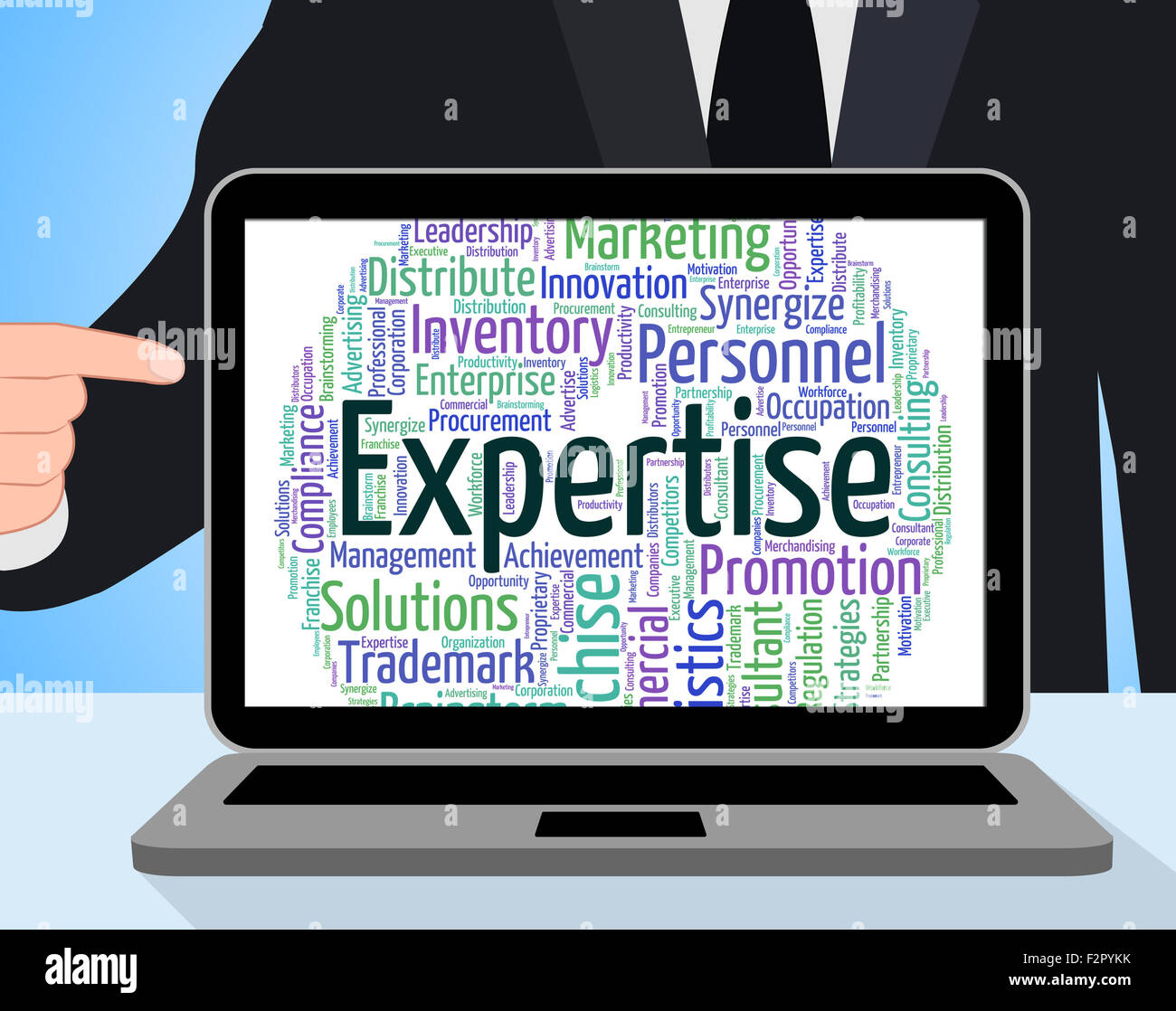 Expertise Word Representing Wordcloud Excellence And Trained Stock ...