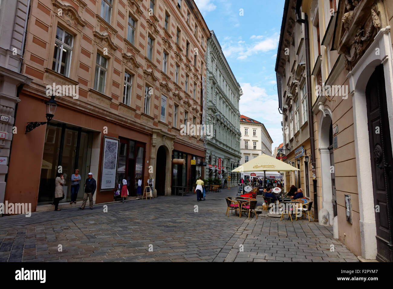 Street and Cafe's Bratislava Stock Photo - Alamy