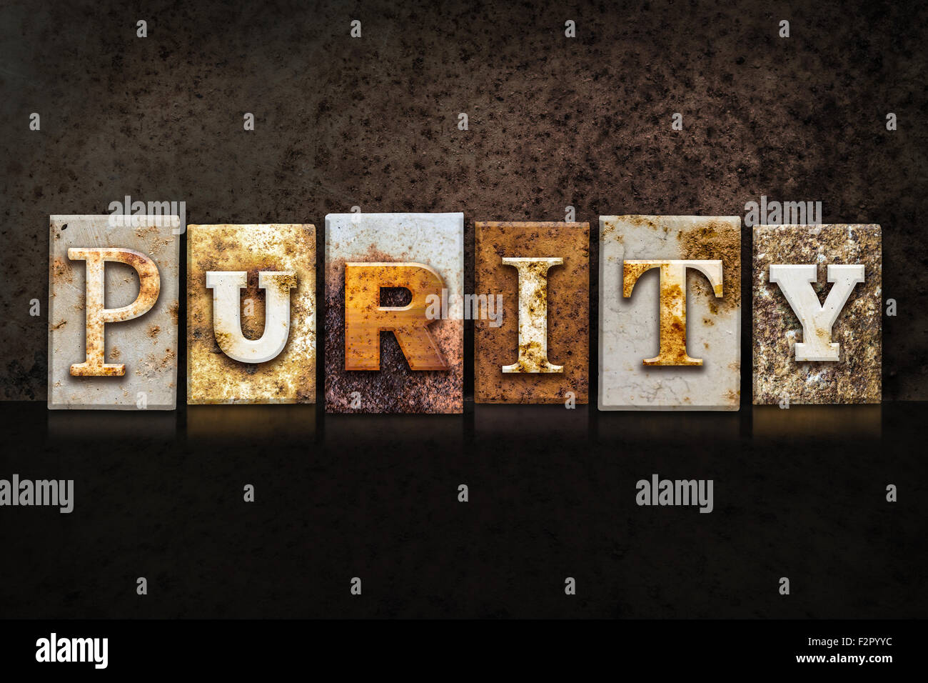 Word purity written in white hi-res stock photography and images - Alamy