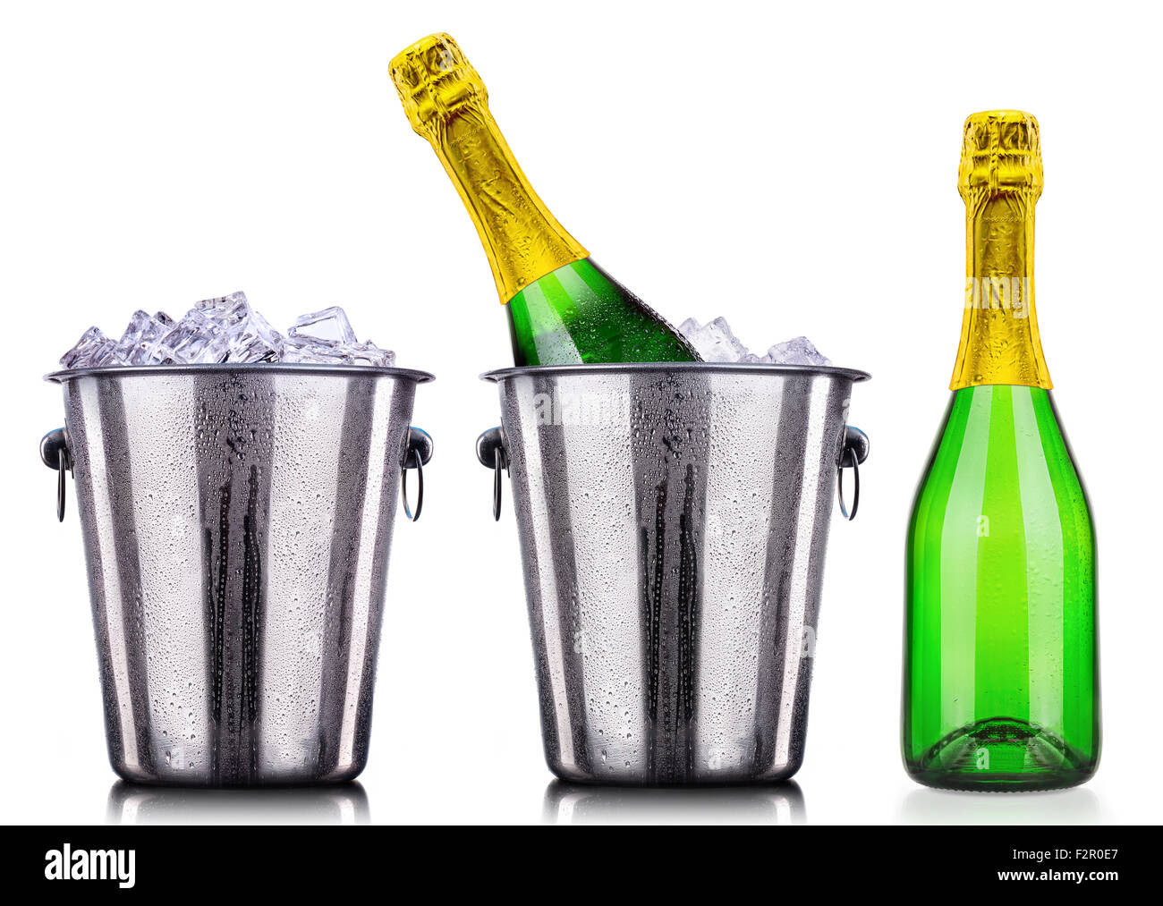 Luxury champagne collection isolated Stock Photo - Alamy