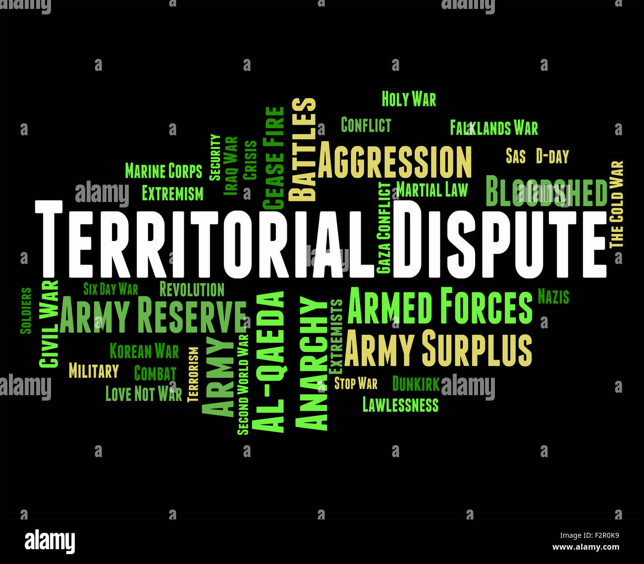 Territorial Dispute Showing Difference Of Opinion And Military Action ...