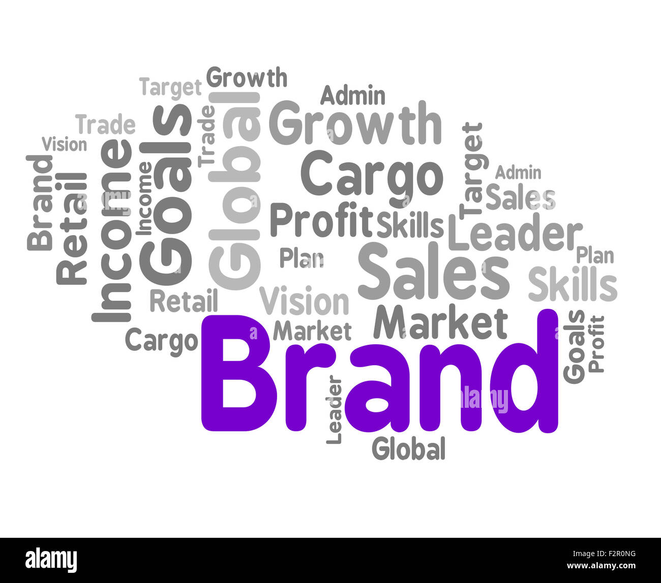 Brand Word Indicating Company Identity And Trademark Stock Photo - Alamy