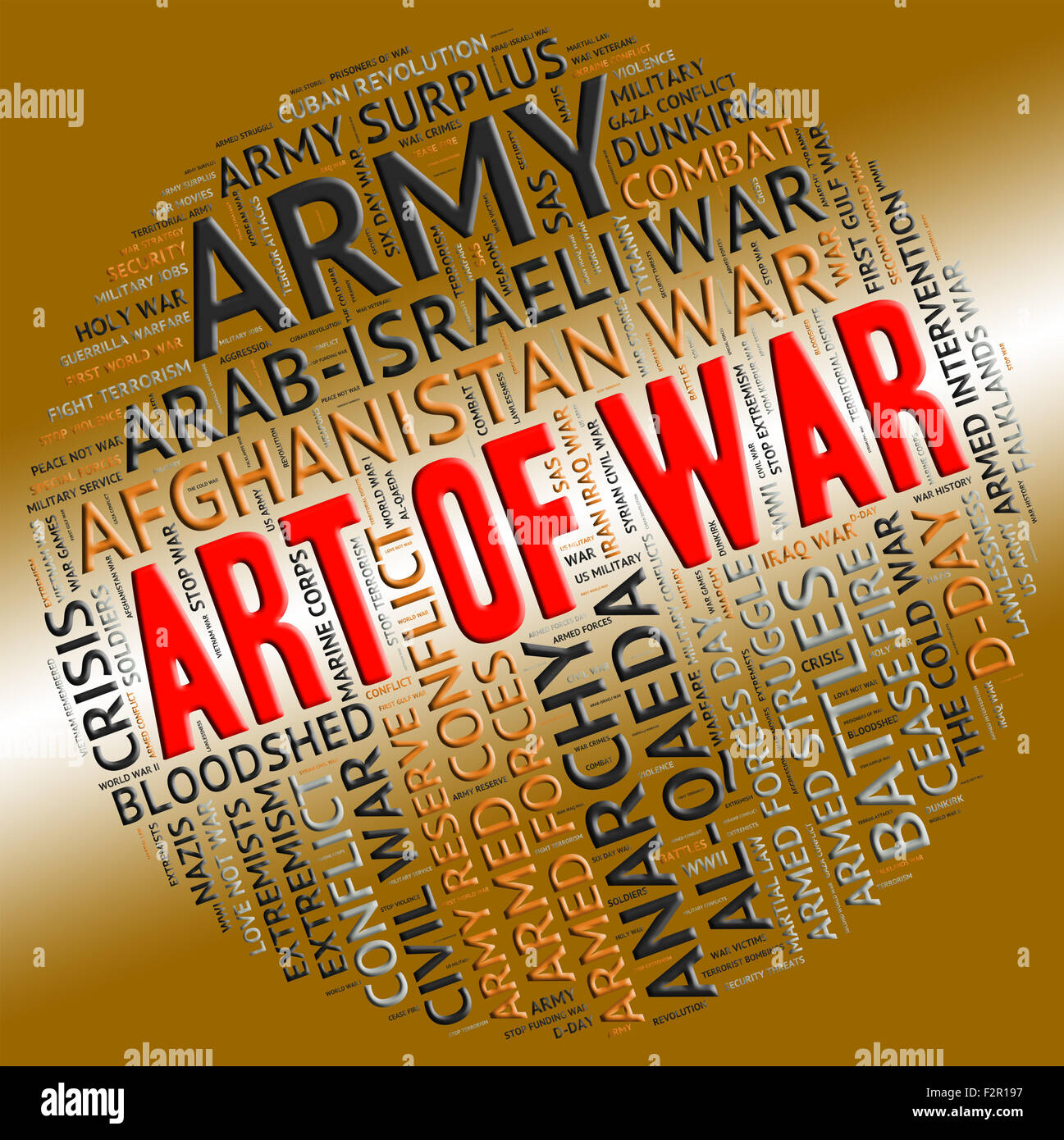 Art Of War Indicating Military Action And Fighting Stock Photo - Alamy